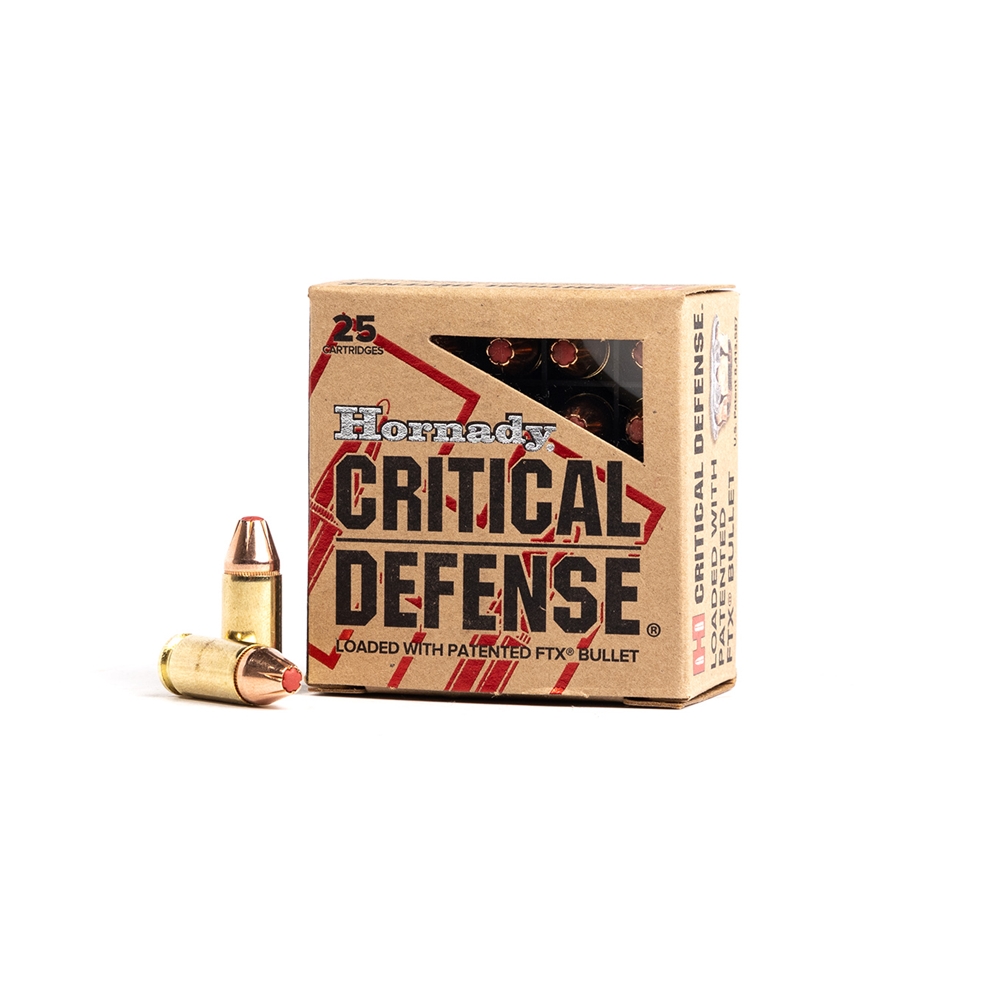 The Vault Gun Store & Range - Hornady 90250 Critical Defense 9mm 115 GR ...